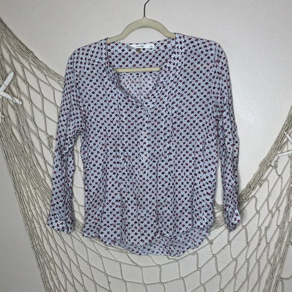 fun 2 fun | Tops | Stitch Fix Fun 2 Fun Red White Blue Ditsy Popover ...